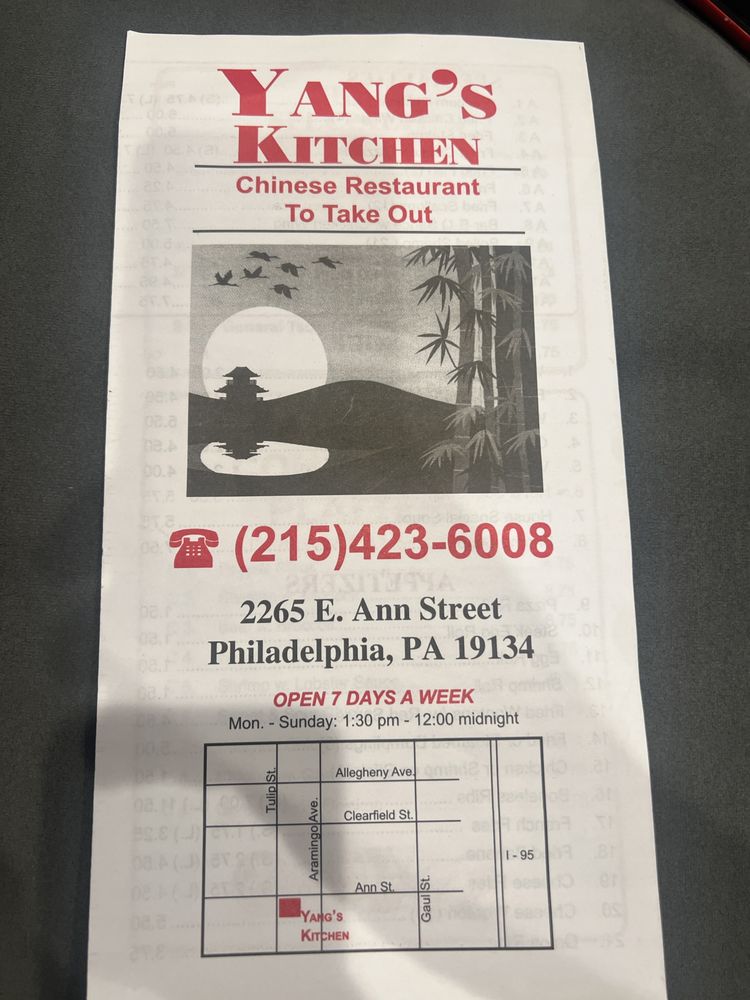 YANG’S KITCHEN - Updated January 2026 - 2265 Ann St, Philadelphia ...