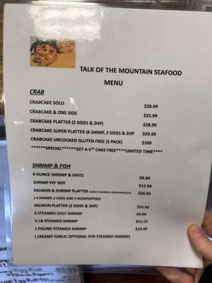 TALK OF THE MOUNTAIN CRAB CAKES AND MORE - Updated November 2025 - 15 ...