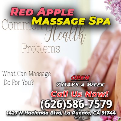 RED APPLE MASSAGE SPA - Updated December 2025 - 1427 N Hacienda Blvd, La Puente, California ...