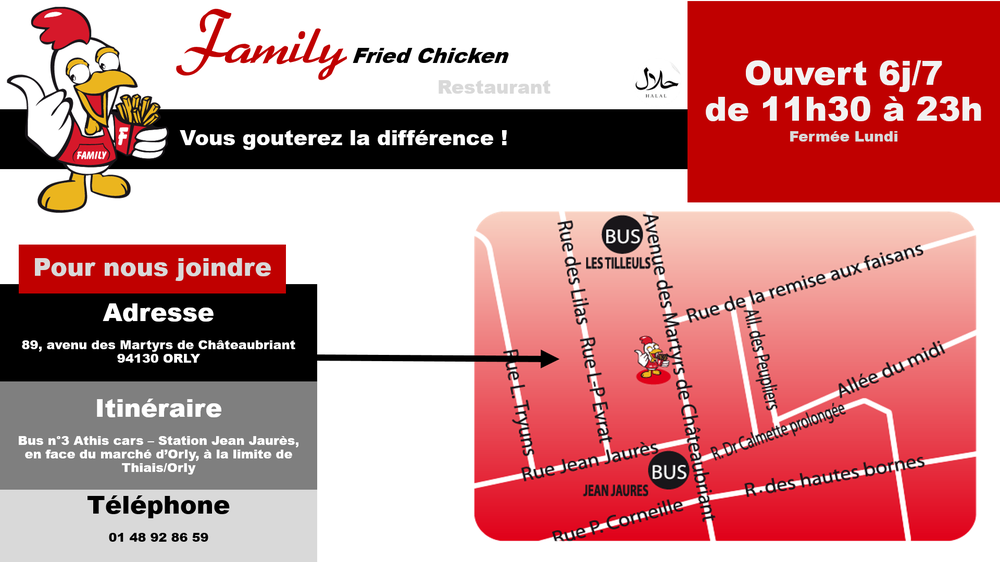 FAMILY FRIED CHICKEN - Updated April 2024 - 89 avenue des Martyrs de ...