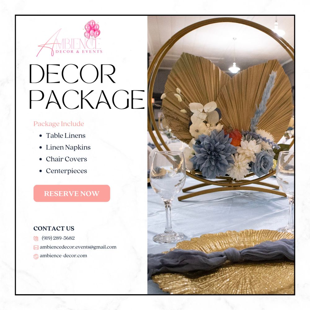 AMBIENCE DECOR & EVENTS - Updated May 2025 - Request a Quote - 8374 ...