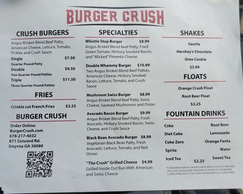 BURGER CRUSH - 24 Photos & 41 Reviews - 871 Concord Rd SE, Smyrna ...