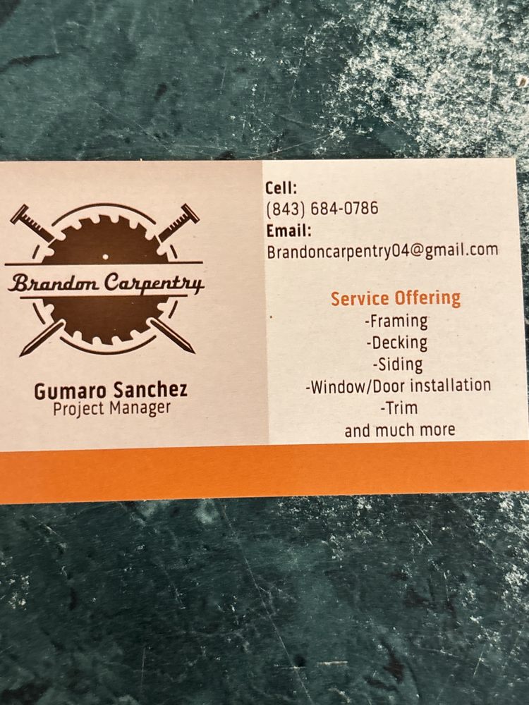 BRANDON CARPENTRY - Updated 2024 - Hilton Head Island, South Carolina ...