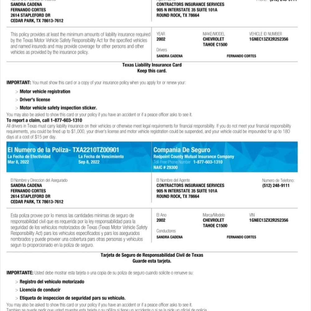 Registro Vehicular De Texas