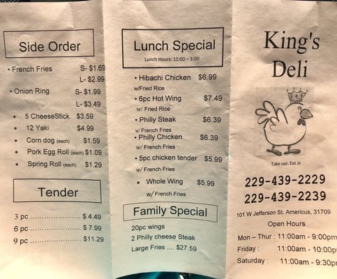 KING’S DELI - Updated October 2025 - 101 W Jefferson St, Americus ...