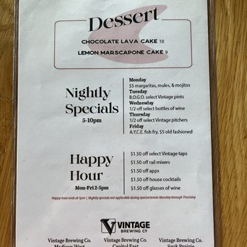 VINTAGE BREWING CO. CAPITOL EAST - Updated August 2025 - 175 Photos ...