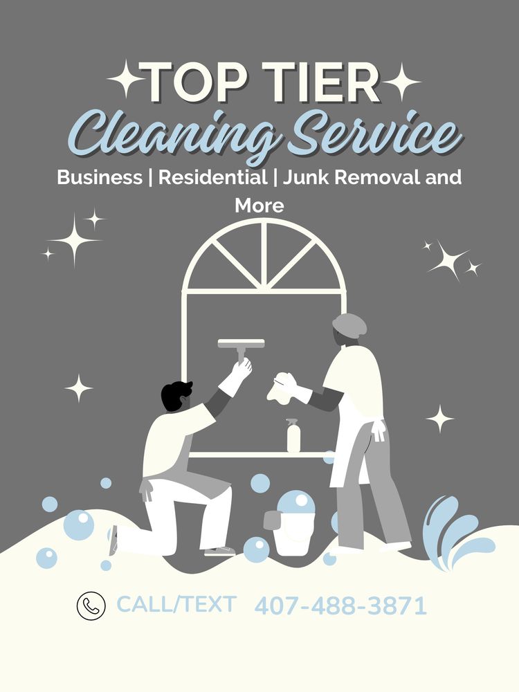 TOP TIER ALL AROUND CLEANING - Updated June 2025 - Request a Quote ...