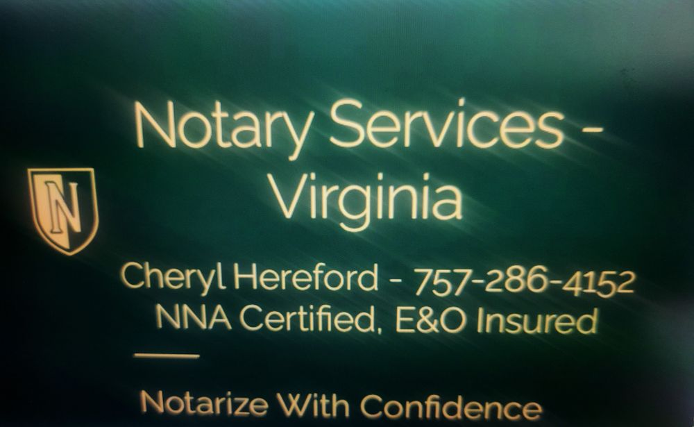 NOTARY SERVICES - VIRGINIA - Updated July 2024 - Request a Quote ...