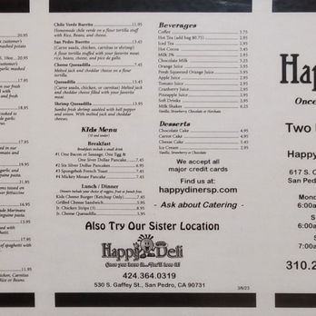 HAPPY DINER - Updated April 2025 - 648 Photos & 561 Reviews - 617 S ...