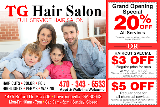 TG HAIR SALON - Updated September 2025 - 1475 Buford Dr, Lawrenceville ...