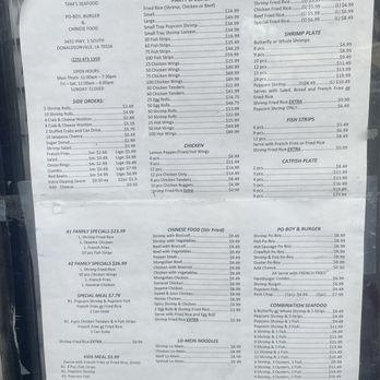 TAMS SEAFOOD - Updated December 2025 - 13 Photos - 3432 Hwy 1 S ...