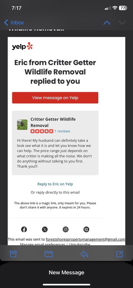 CRITTER GETTER WILDLIFE REMOVAL - Updated October 2025 - 33 Photos ...