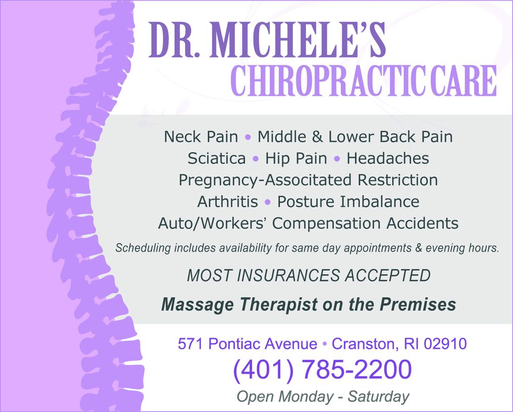 MICHELE’S CHIROPRACTIC CARE - Updated October 2025 - 571 Pontiac Ave ...
