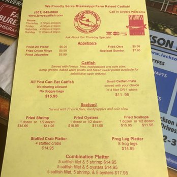 JERRY’S CATFISH HOUSE - Updated September 2025 - 63 Photos & 101 ...