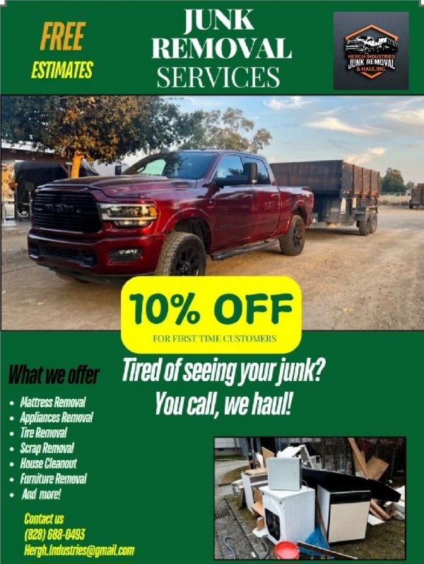 HERGH INDUSTRIES JUNK REMOVAL & HAULING - Updated March 2025 - Request ...