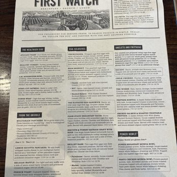 FIRST WATCH - Updated January 2025 - 157 Photos & 132 Reviews - 1355 E ...