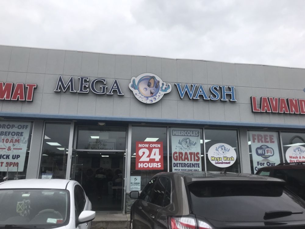MEGA WASH LAUNDROMAT - Updated April 2026 - 10 Photos - 35 Broadway ...