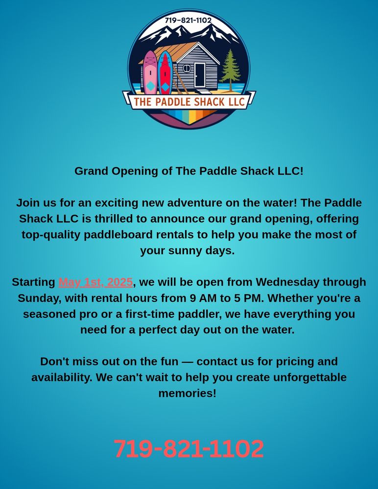 THE PADDLE SHACK - Updated October 2025 - 22240 US-160, Walsenburg ...