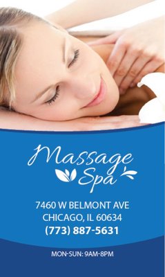MASSAGE SPA - Updated October 2025 - 7460 W Belmont Ave, Chicago ...