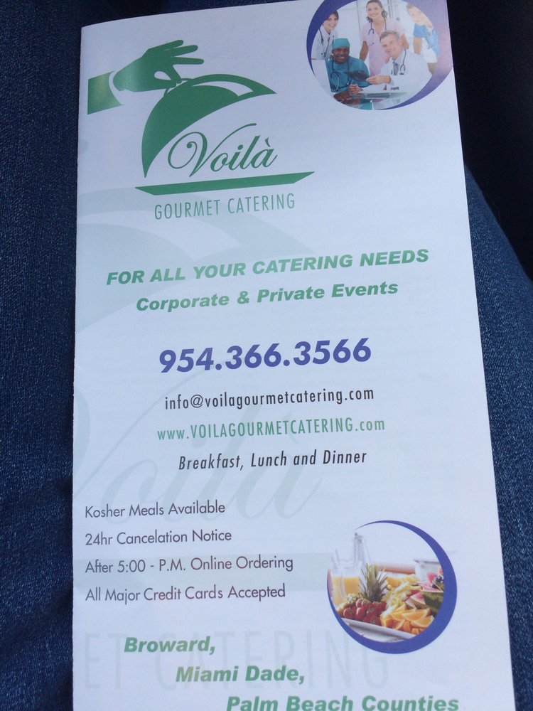 VOILA GOURMET CATERING - Updated December 2025 - 213 S State Rd 7 ...