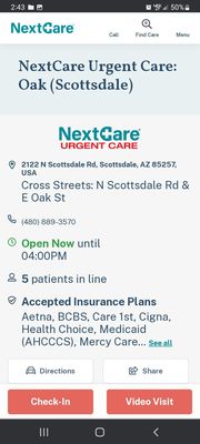 NEXTCARE URGENT CARE SCOTTSDALE - N. SCOTTSDALE ROAD - Updated May 2025 ...