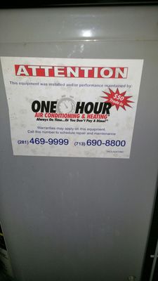ONE HOUR AC & HEATING OF HOUSTON - Updated December 2025 - 24 Photos ...