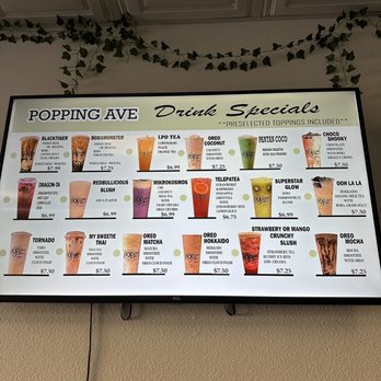 POPPING AVE BOBA TEA - Updated July 2025 - 824 Photos & 307 Reviews ...