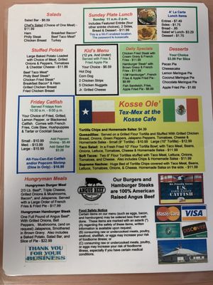 KOSSE CAFE - Updated July 2025 - 16 Photos & 24 Reviews - Hwy 7 & Hwy ...