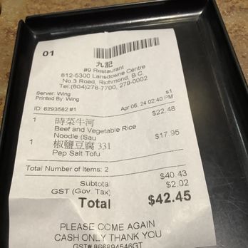 NO 9 RESTAURANT 九記餐廳 - Updated June 2025 - 705 Photos & 395 Reviews ...