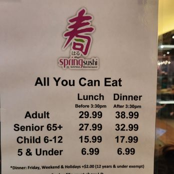 SPRING SUSHI - Updated March 2025 - 466 Photos & 398 Reviews - 10 ...