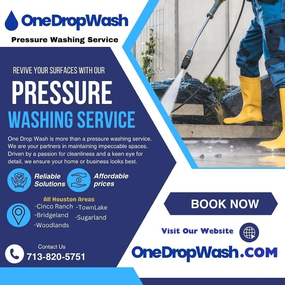 ONE DROP WASH - Request a Quote - 25824 Clay Rd, Katy, Texas - Pressure ...