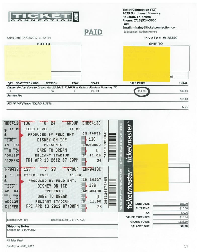 TICKET CONNECTION - Updated September 2025 - 2029 Southwest Fwy ...