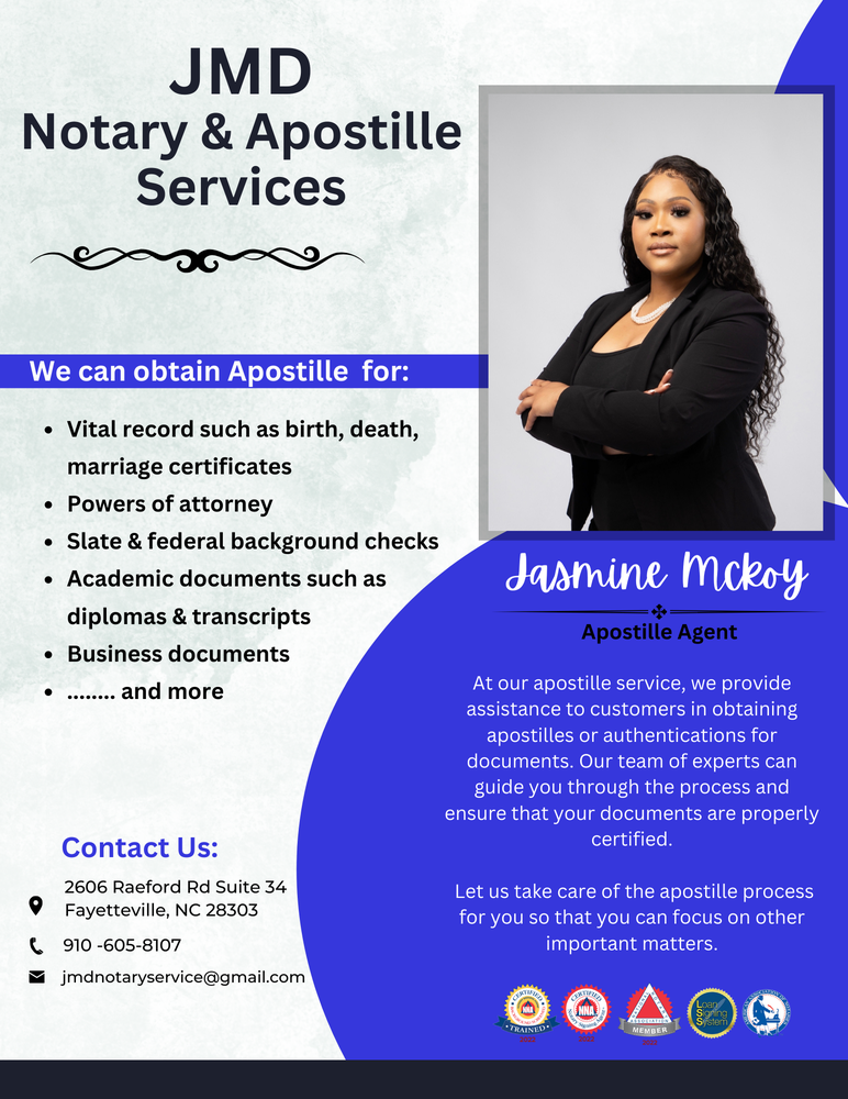 JMD NOTARY AND APOSTILLE SERVICE - Updated October 2024 - Request a ...