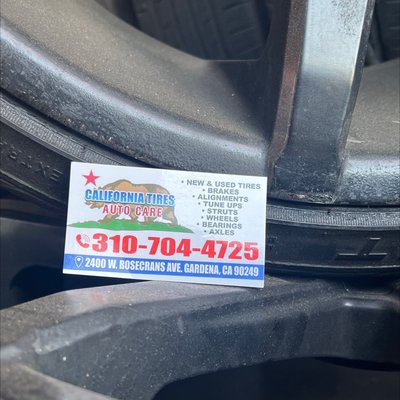CALIFORNIA TIRES AUTO CARE - Updated July 2025 - 2400 W Rosecrans Ave ...
