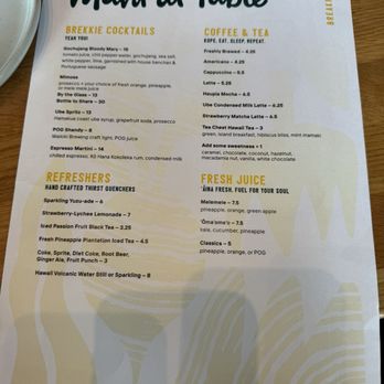 MAHI’AI TABLE - Updated March 2025 - 2209 Photos & 675 Reviews - 91 ...