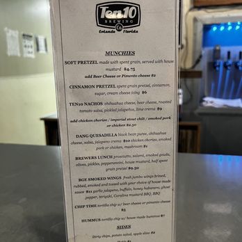 TEN10 BREWING CO - Updated July 2025 - 601 Photos & 275 Reviews - 1010 ...