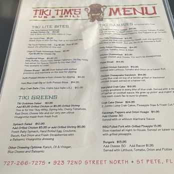 TIKI TIM’S PUB AND GRILLE - Updated September 2025 - 73 Photos & 50 ...