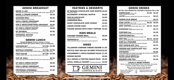 GEMINI COFFEE & EATS - Updated September 2024 - 16 Photos - 1300 US 68 ...