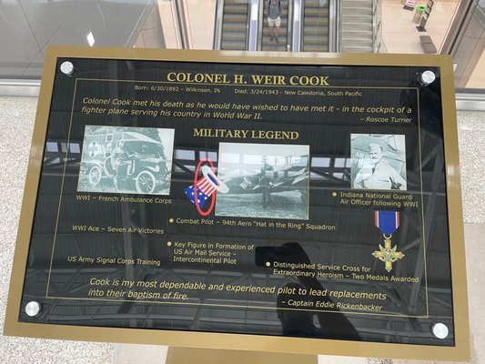 COLONEL HARVEY WEIR COOK STATUE - 7800 Col H Weir Cook Memorial Dr ...