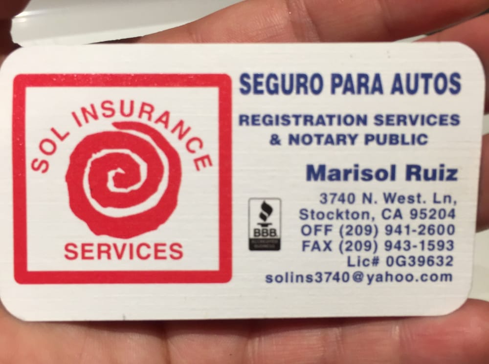 SOL INSURANCE SERVICES - Updated September 2025 - 3740 W Ln, Stockton ...