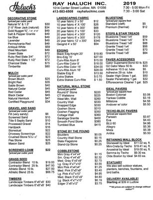 HALUCH’S LANDSCAPING PRODUCTS - Updated October 2025 - 1014 Center St ...