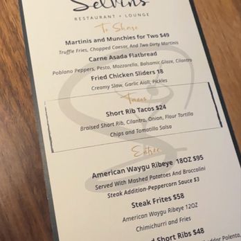 SELVIN’S RESTAURANT + LOUNGE - Updated December 2025 - 804 Photos & 311 ...