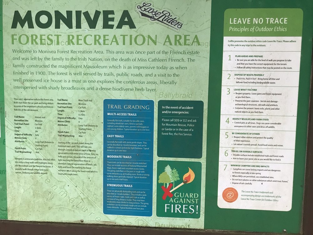 MONIVEA FOREST TRECK - Castle Grounds, Monivea, Co. Galway, Republic of ...