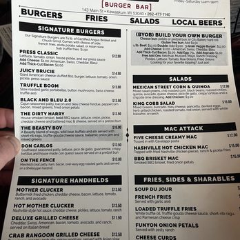 LOCAL PRESS BURGER BAR - Updated August 2025 - 42 Photos & 15 Reviews ...