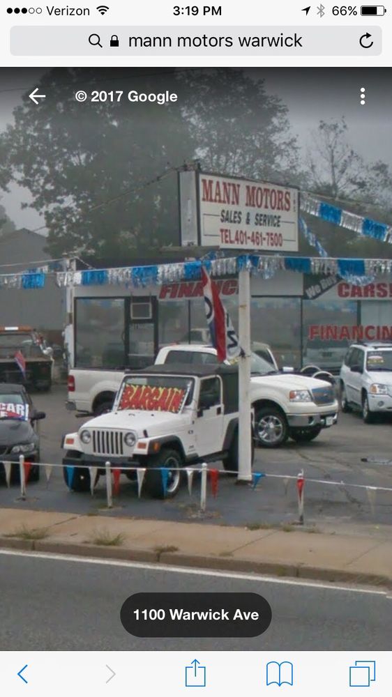 MANN MOTORS - Updated November 2025 - 15 Reviews - 1100 Warwick Ave ...