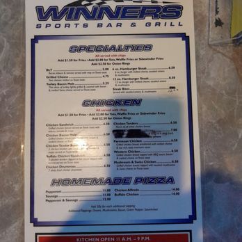 WINNERS SPORTS BAR AND GRILL - Updated November 2025 - 200 Main St ...