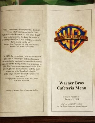 WARNER BROS STUDIOS COMMISSARY - Updated August 2024 - 31 Photos & 15 ...