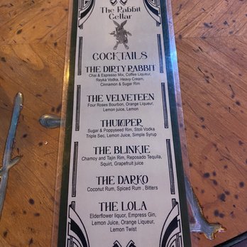 THE RABBIT CELLAR LOUNGE & EATERY - Updated May 2025 - 40 Photos & 28 Reviews - 1320 Edgewater ...