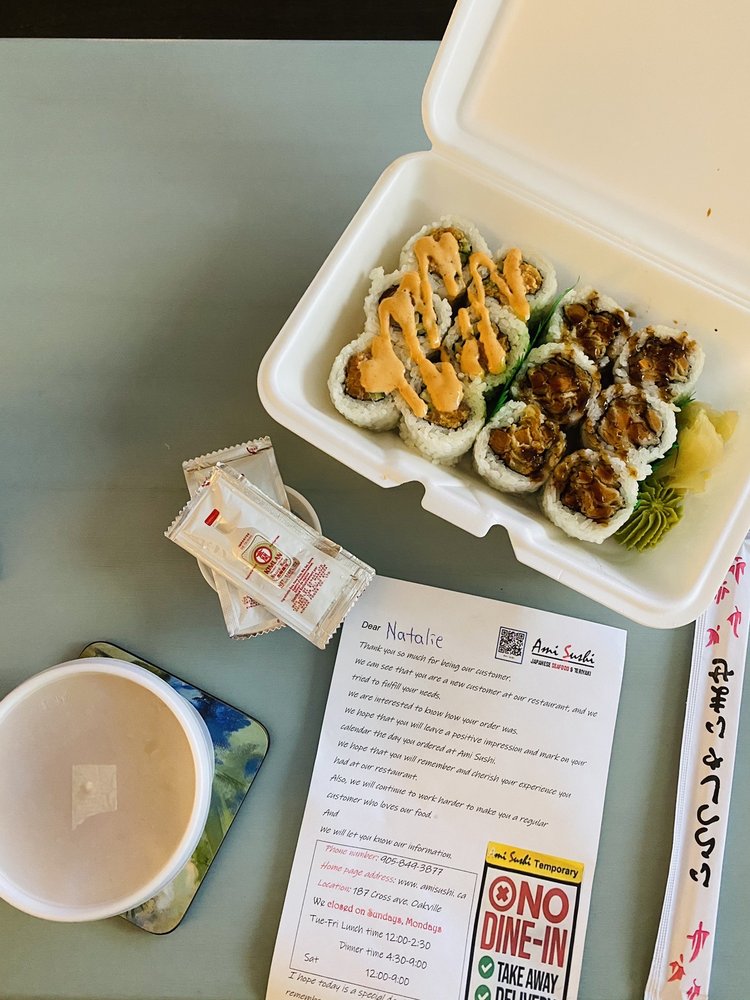 AMI SUSHI - Updated August 2024 - 44 Photos & 32 Reviews - 2-187 Cross Avenue, Oakville, Ontario ...