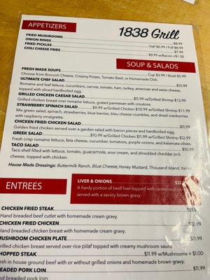 THE 1838 GRILL - Updated June 2024 - 73 Photos & 107 Reviews - 1338 E ...